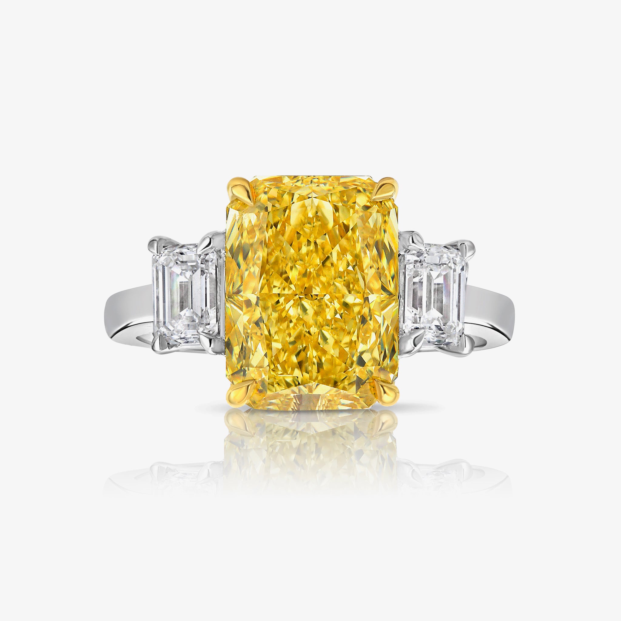 3 Carat Yellow Diamond Engagement Ring – Rare Colors