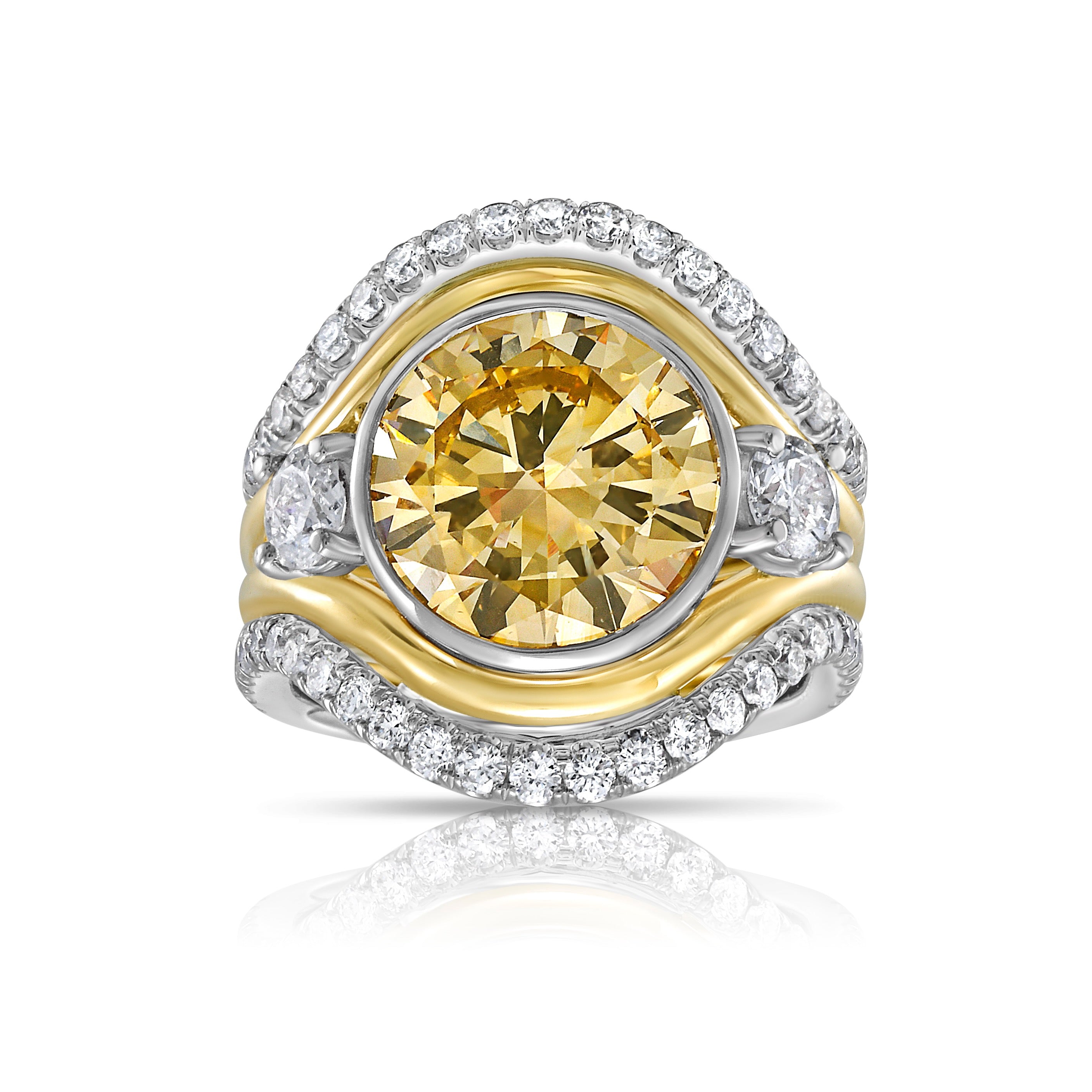 3 Carat Yellow Diamond Engagement Ring – Rare Colors