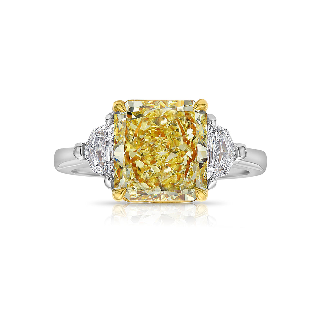 3 Carat Yellow Diamond Engagement Ring – Rare Colors
