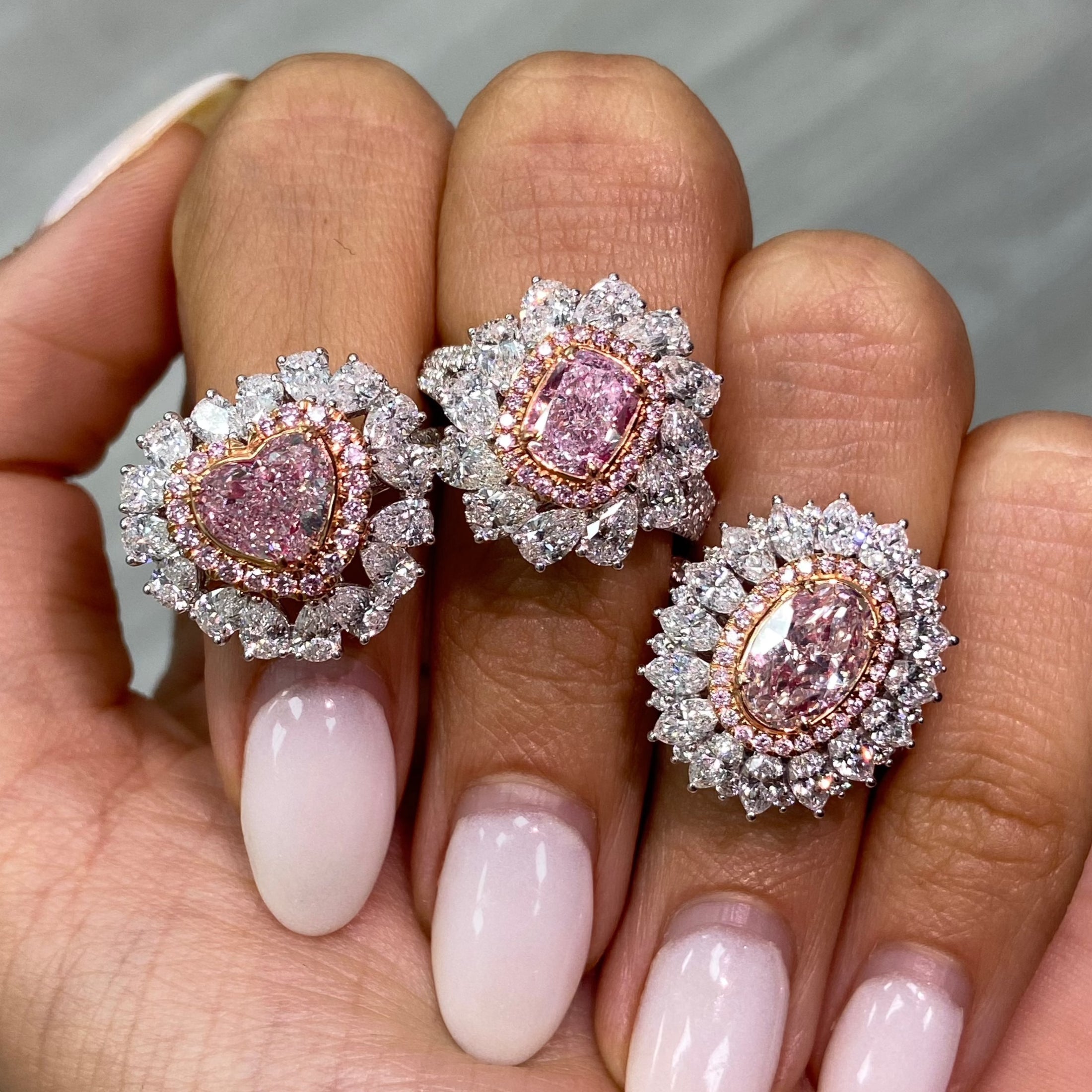 Shop Pink Diamond Engagement Rings – Rare Colors